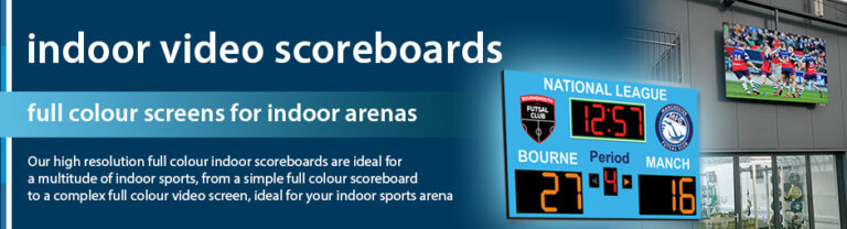 LED Indoor Video Scoreboards | LED Scoreboards