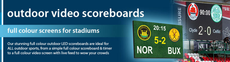 LED Outdoor Video Scoreboards | LED Scoreboards