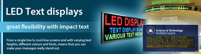 LED Text Displays and Screens | LEDsynergy