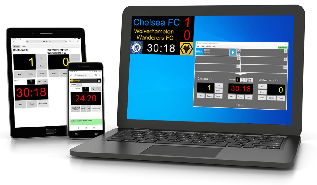 Bespoke LED Scoreboard Software | LED Scoreboards