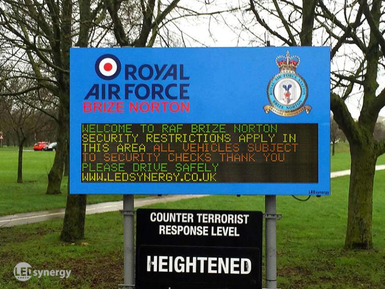 LED Military Signs & LED Message Boards | LED Synergy
