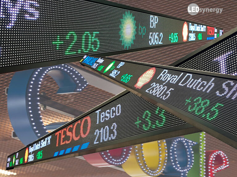 LED Stock Tickers & Information Tickers | LED Synergy