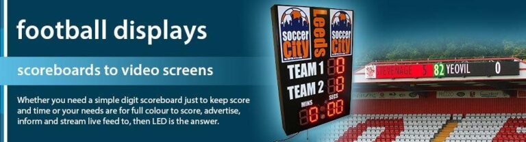 Football Scoreboards | LED Football Scoreboards