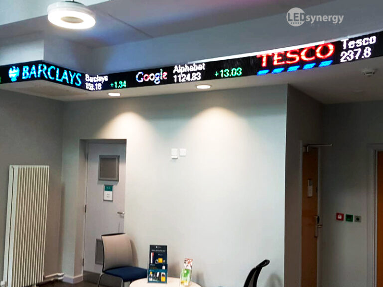 LED Stock Tickers & Information Tickers | LED Synergy