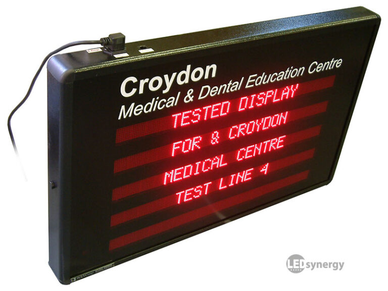 LED Hospital Signs & Waiting Room Signs | LED Synergy