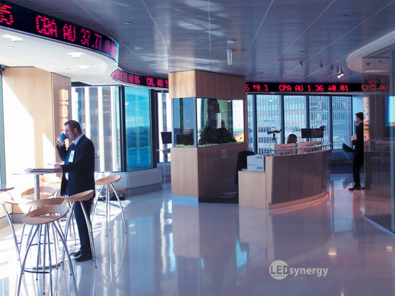 LED Stock Tickers & Information Tickers | LED Synergy