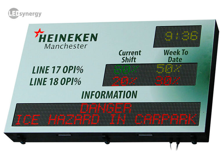 Digital Signage For Factories & Warehouses | LEDsynergy