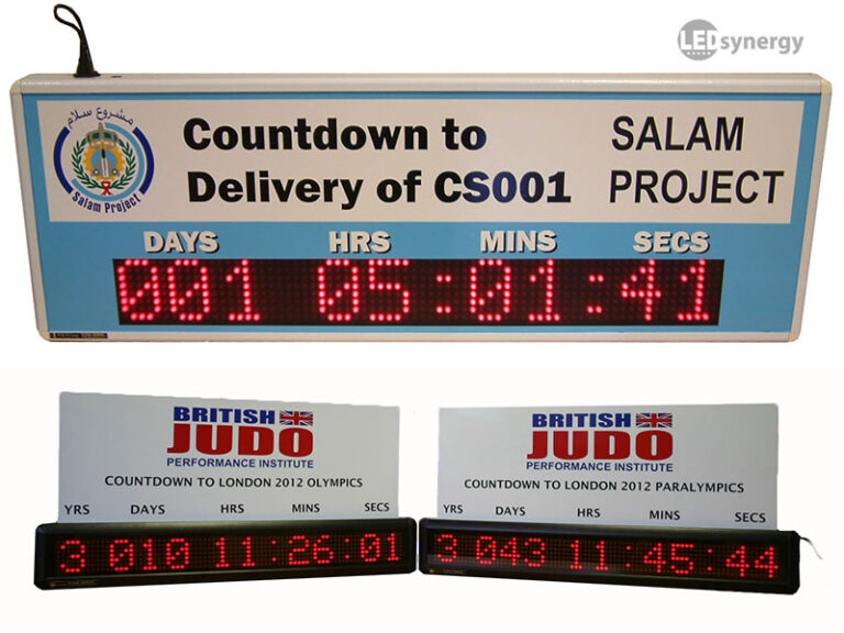 LED Clocks & Counters | LED Outdoor Timers | LED Synergy