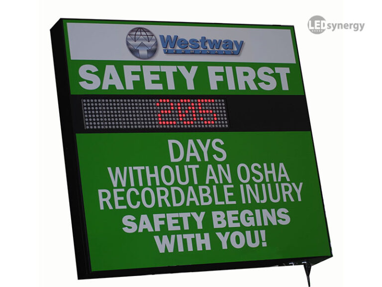 LED Health And Safety Signs | LED Synergy