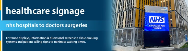 LED Hospital Signs & Waiting Room Signs | LED Synergy