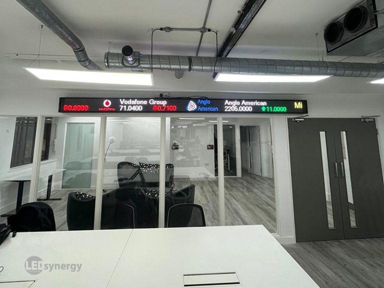 LED Stock Tickers & Information Tickers | LED Synergy