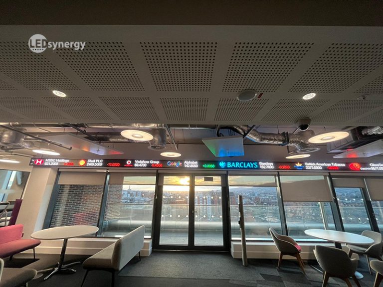 LED Stock Tickers & Information Tickers | LED Synergy